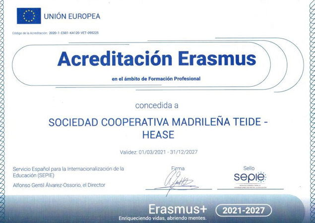 Erasmus+ CFGM – El Blog de TEIDE-HEASE